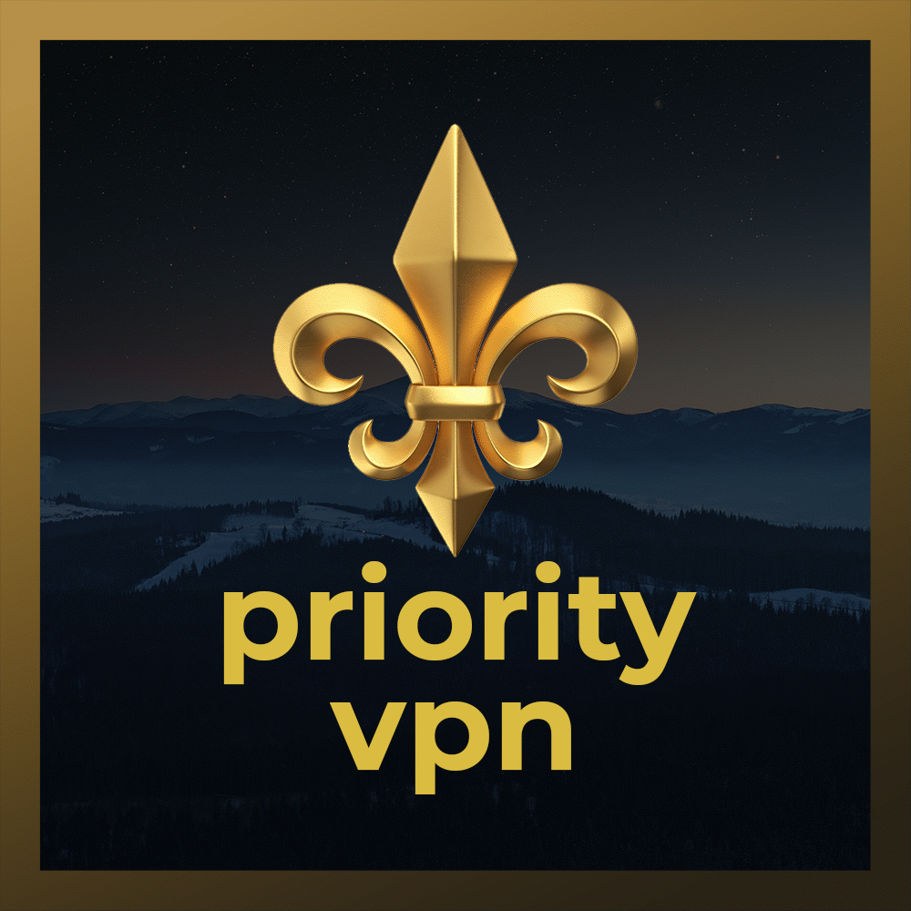 Priority VPN ⚜️ unt. 1 Year 🌍 34 countries V2RAY ВПН